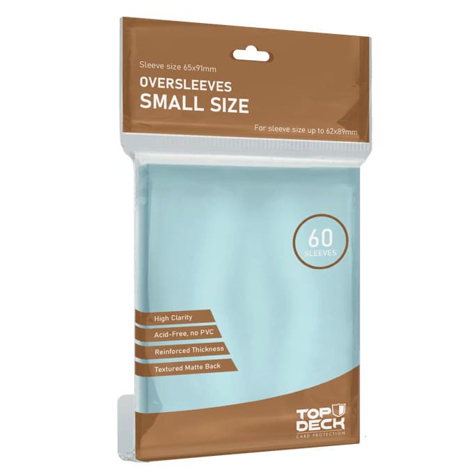 Protector Oversleeves - Transparentes - Small Size - Mesa Redonda TCG