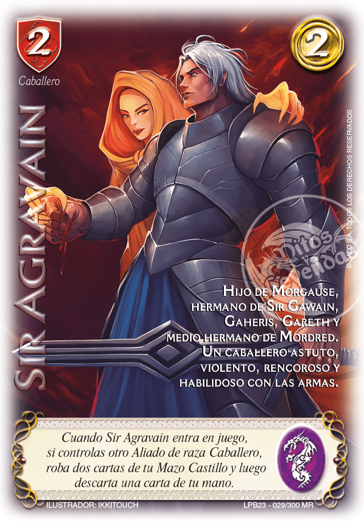 Sir agravain - Mesa Redonda TCG