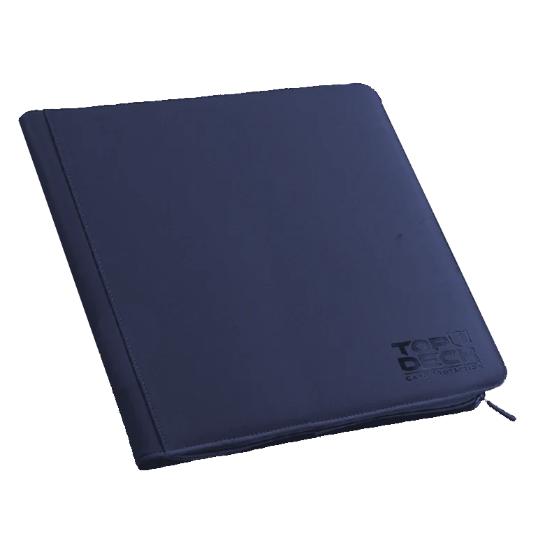 Carpeta Azul TopDeck Cuero 480 - Mesa Redonda TCG